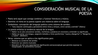El ritmo en la poesía. Federico Abad | PPSX