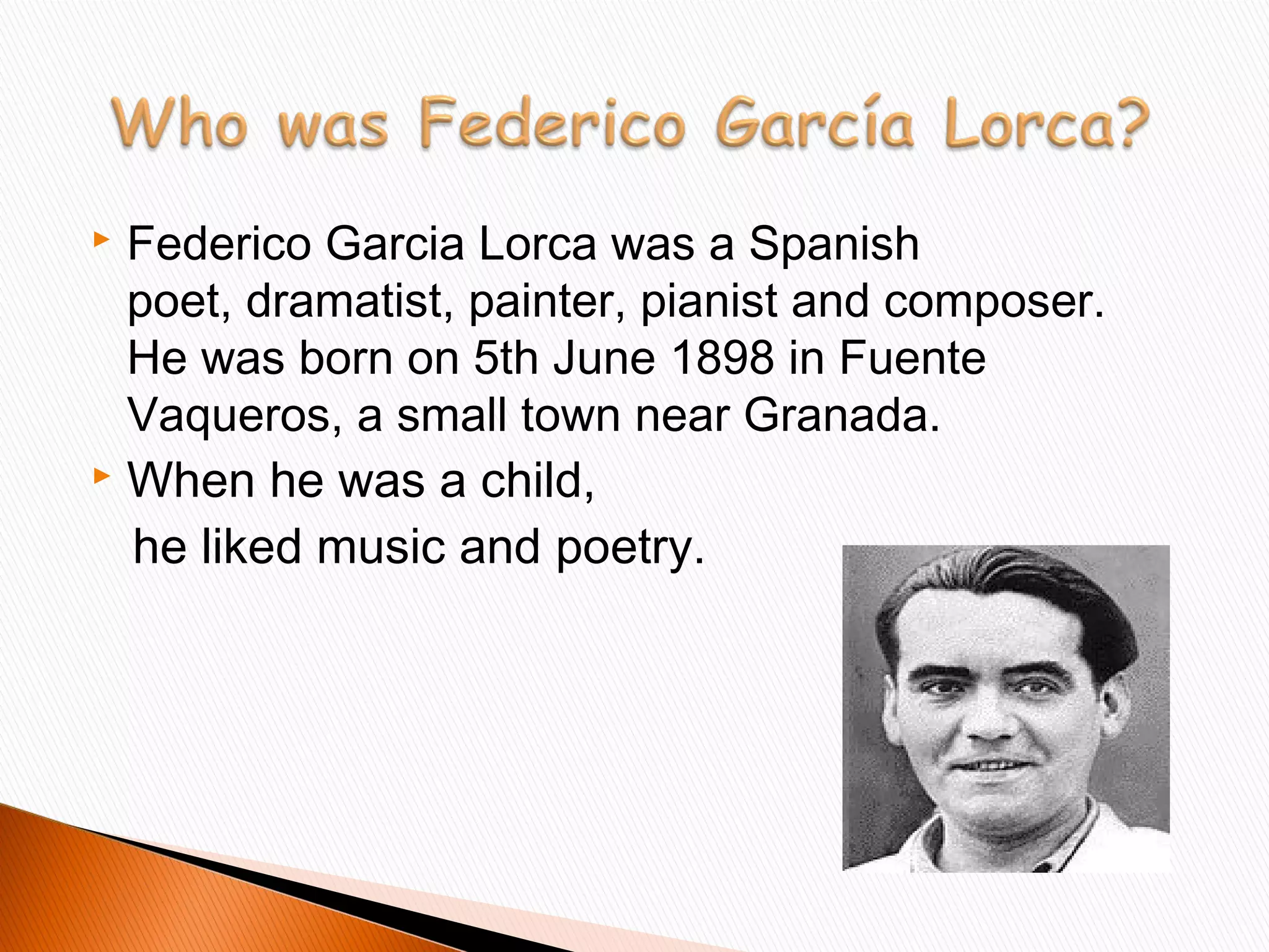 Federico garcía lorca | PPT