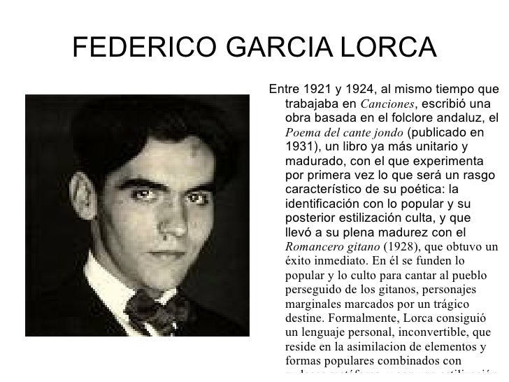 Federico garcia lorca Federico garcia lorca