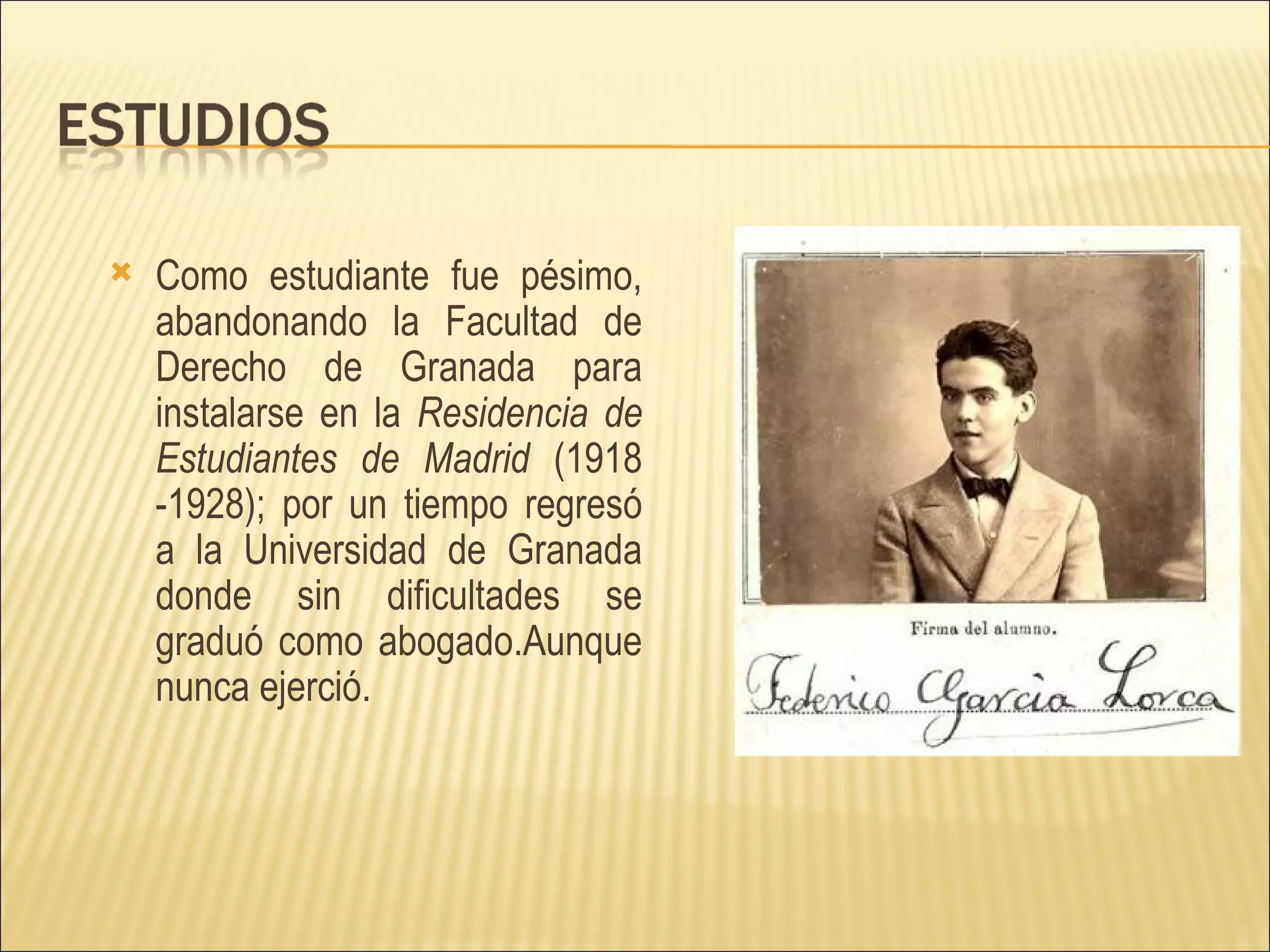 Federico Garcia Lorca | PPT