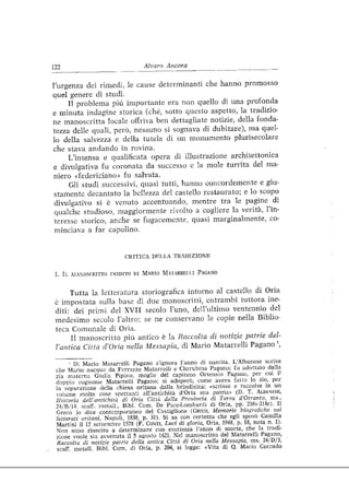 Federico II e il castello di Oria (Alvaro Ancora, 1968) | PDF