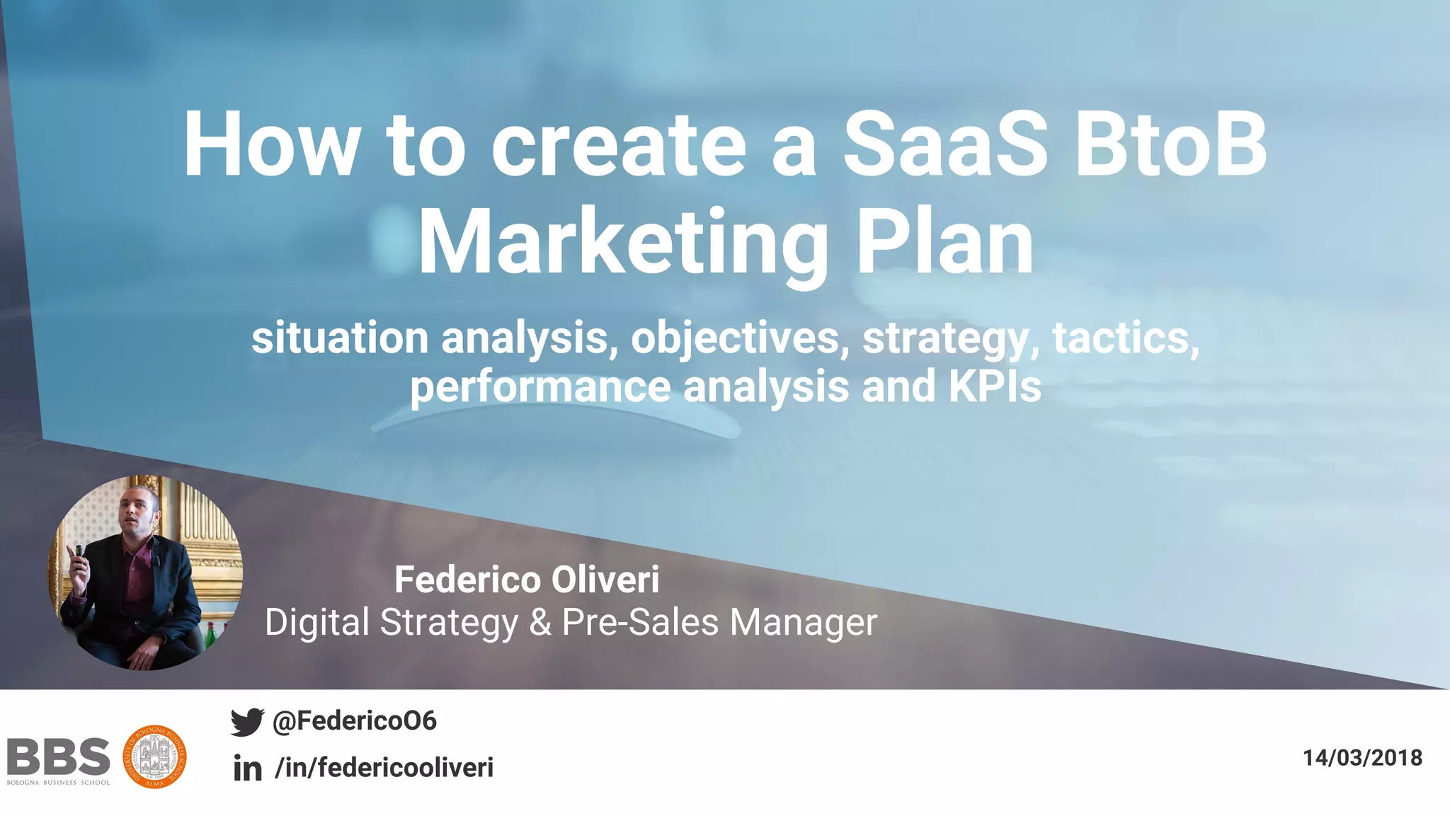 How to create a SaaS BtoB Marketing Plan | PPT