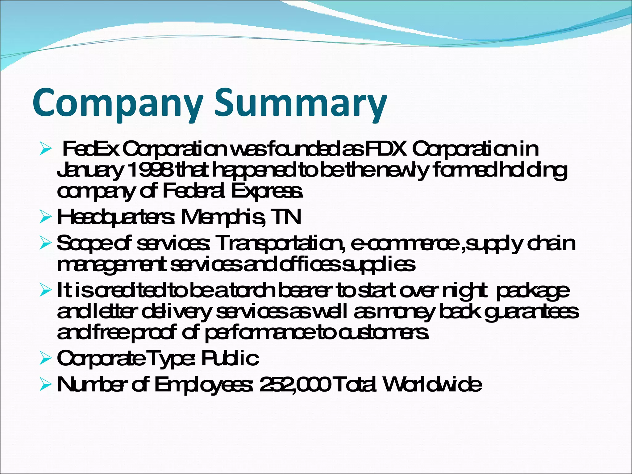 FedEx case e-procurement | PPT