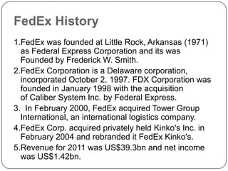Fedex | PPTX