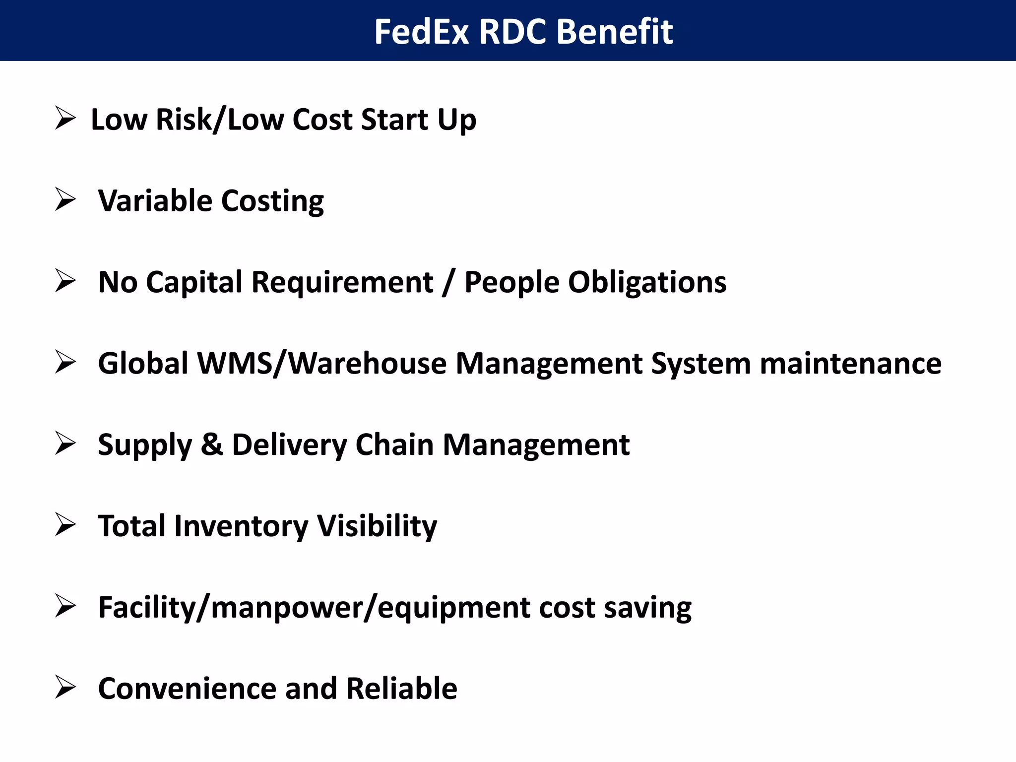 FedEx Supply Chain Management | PPTX
