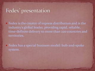 Fed ex | PPTX