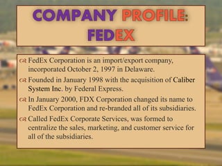 Fed ex | PPTX