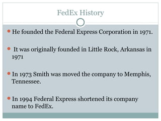 Fed ex | PPT
