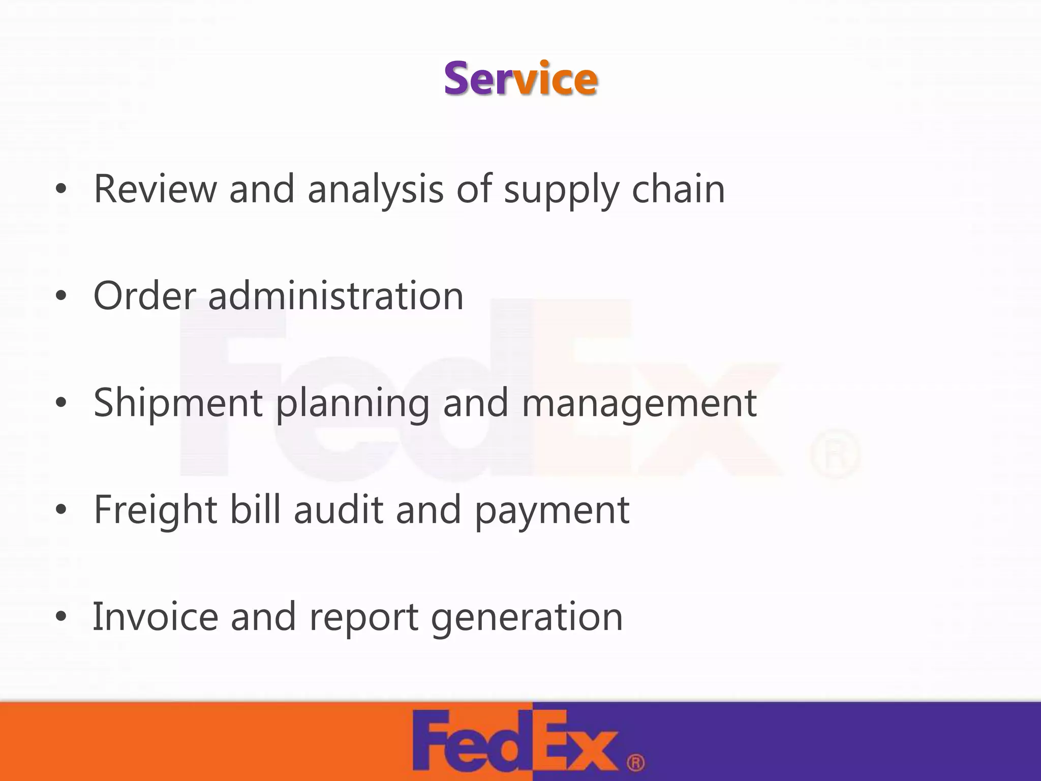 Fedex Business Model And Competitor Also | PPTX