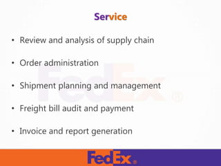Fedex Business Model And Competitor Also | PPTX