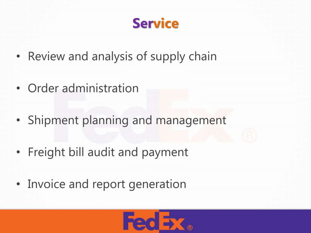 Fedex Business Model And Competitor Also | PPTX | Logistics | Business