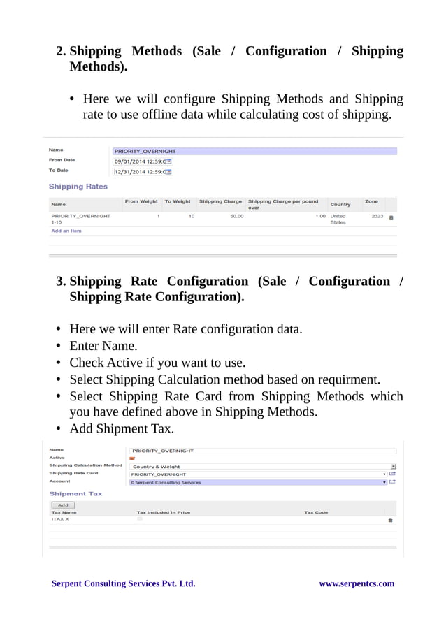 OpenERP-Fedex Integration by SerpentCS | PDF