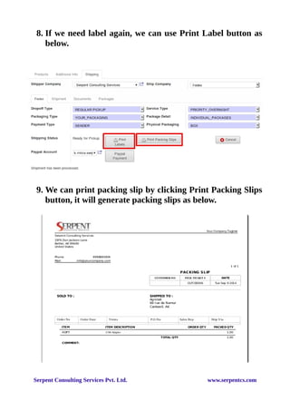 OpenERP-Fedex Integration by SerpentCS | PDF | Logistics | Business