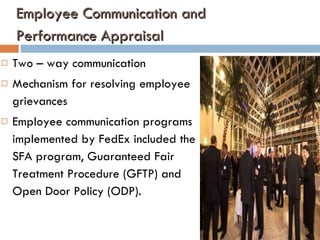 HR Practices in Fedex | PPT