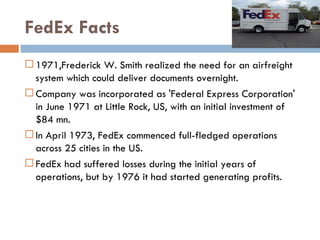 HR Practices in Fedex | PPT