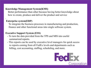 FedEx mis_case study | PPTX