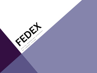 FedEx Final Project | PPT