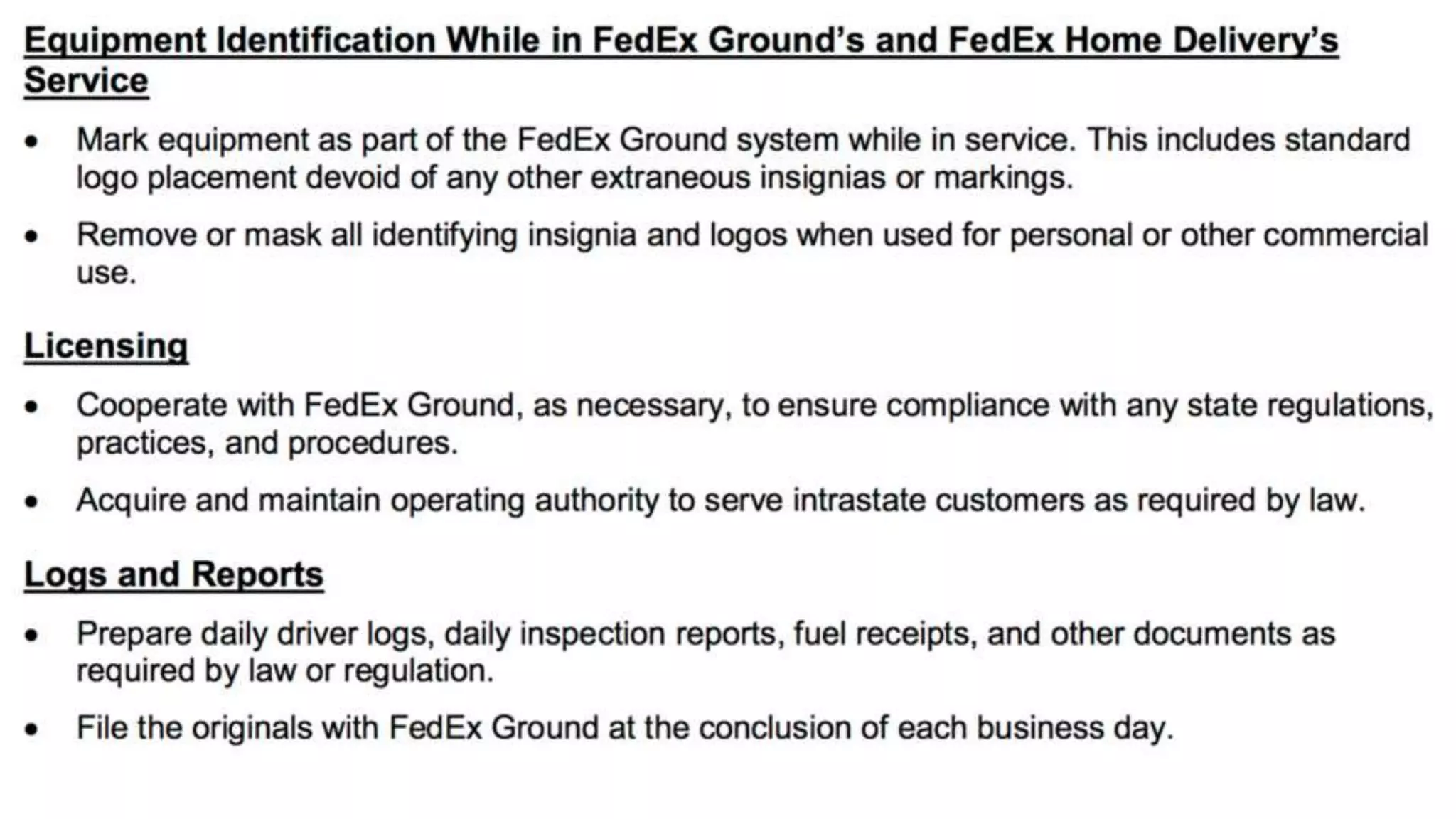 FedEx Ground 101 | PPTX