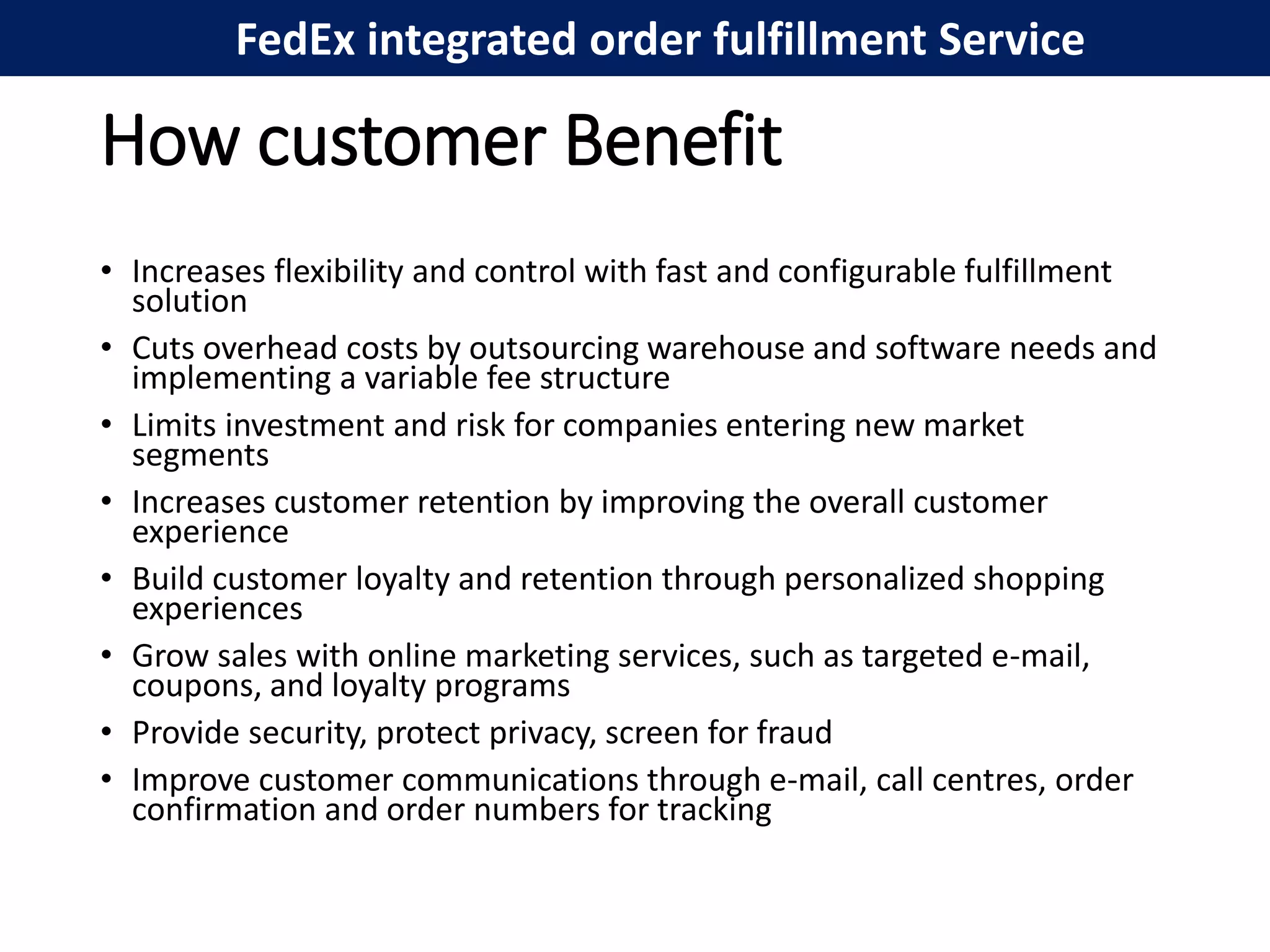 Fedex the leading_supply_chain_management_solution_provider | PPTX