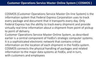 Fedex the leading_supply_chain_management_solution_provider | PPTX