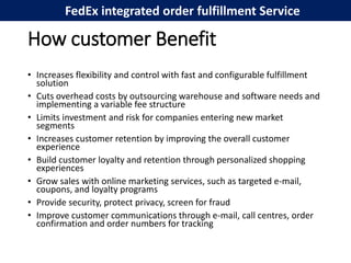 Fedex the leading_supply_chain_management_solution_provider | PPTX