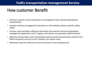 Fedex the leading_supply_chain_management_solution_provider | PPT
