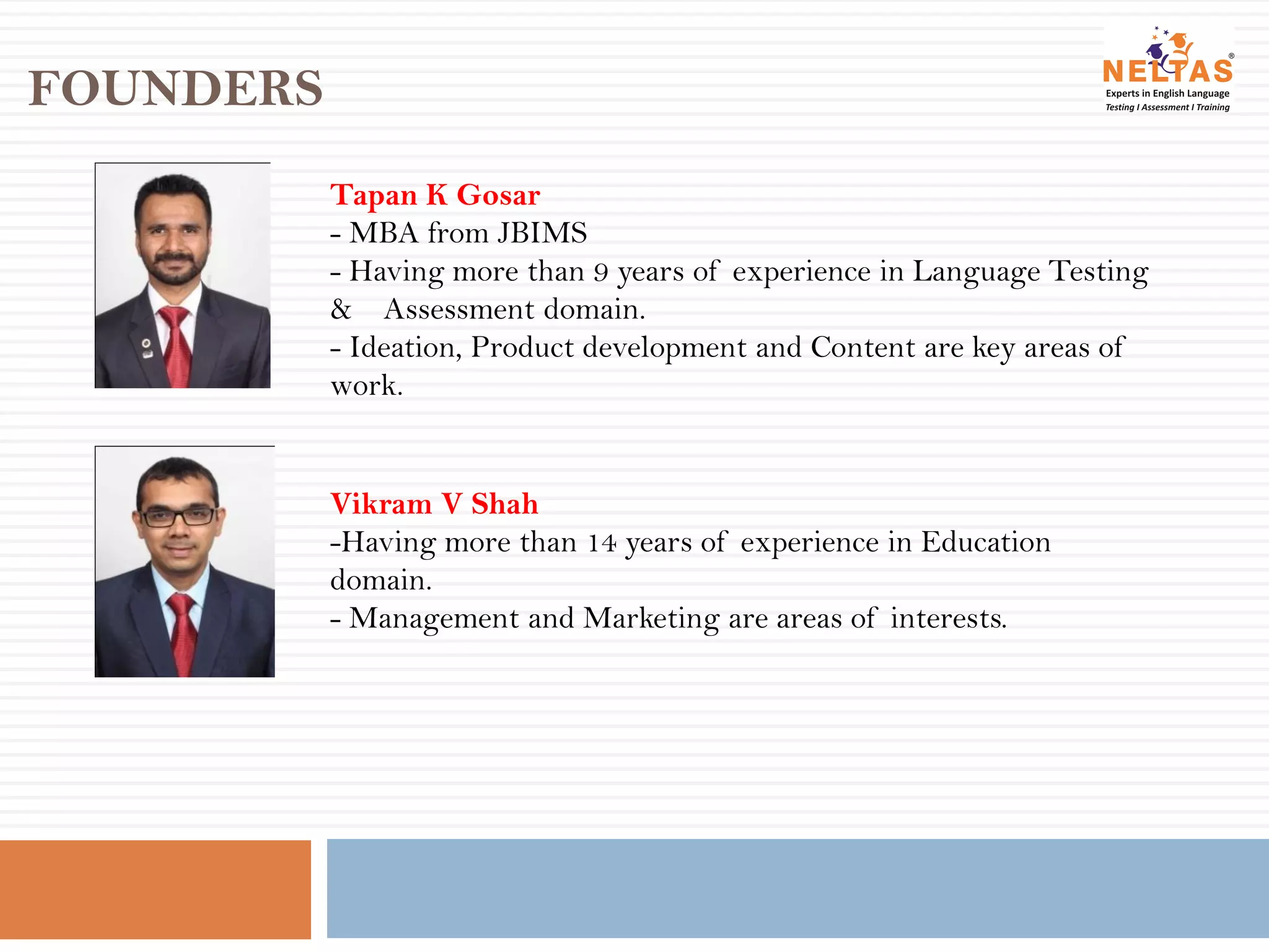 NELTAS Institute Profile | PPT