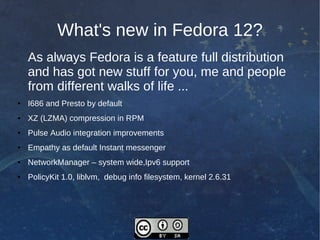 Fedora 12 Introduction | PDF | Operating Systems | Computer Software and Applications