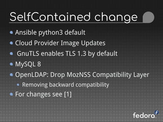 Fedora 29 features | PPT