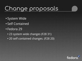 Fedora 29 features | PPT