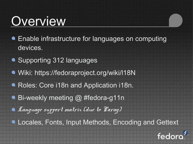 Fedora g11n-presentation-template-v0.2 | PPT | Free Download