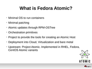 Fedora Atomic Host | PPT