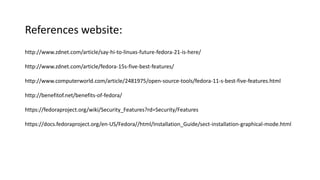 Fedora os presentation | PPTX