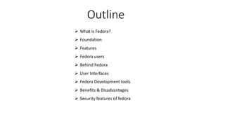Fedora os presentation | PPTX