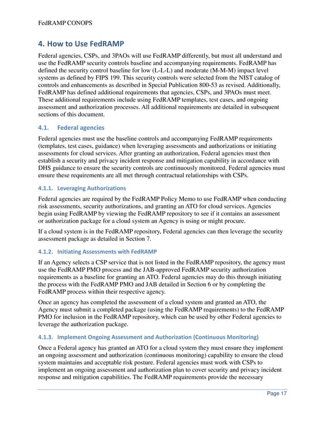 FedRAMP concept-of-operations-conops | PDF