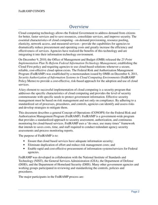 FedRAMP concept-of-operations-conops | PDF