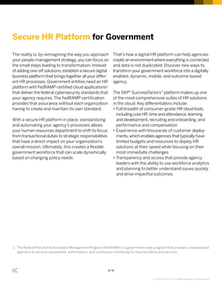 Mitigate cybersecurity risk with FedRAMP-certified HR solutions | PDF