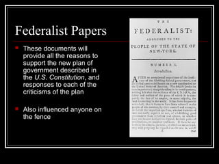 Feds vs. antifeds | PPT
