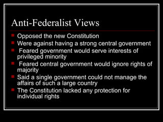 Feds vs. antifeds | PPT