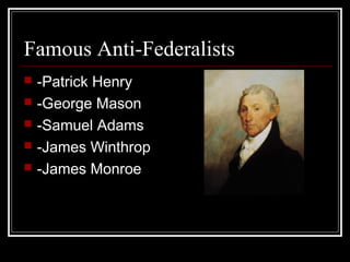 Feds vs. antifeds | PPT
