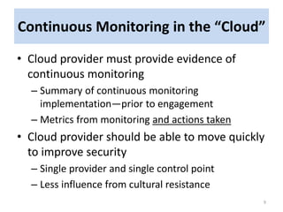 Implementing Continuous Monitoring | PPTX