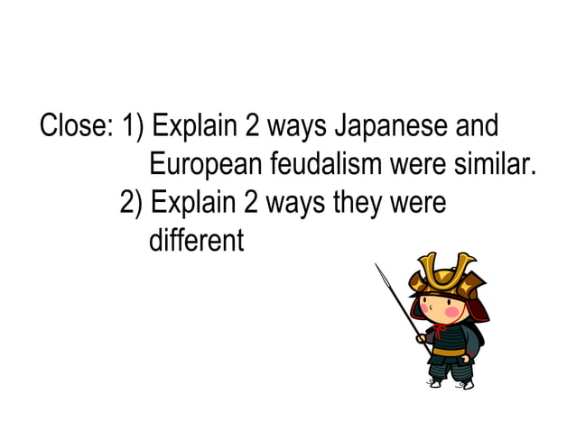 Fedual japan carousel lesson ppt | PPT