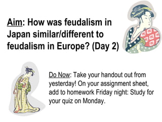 Fedual japan carousel lesson ppt | PPT