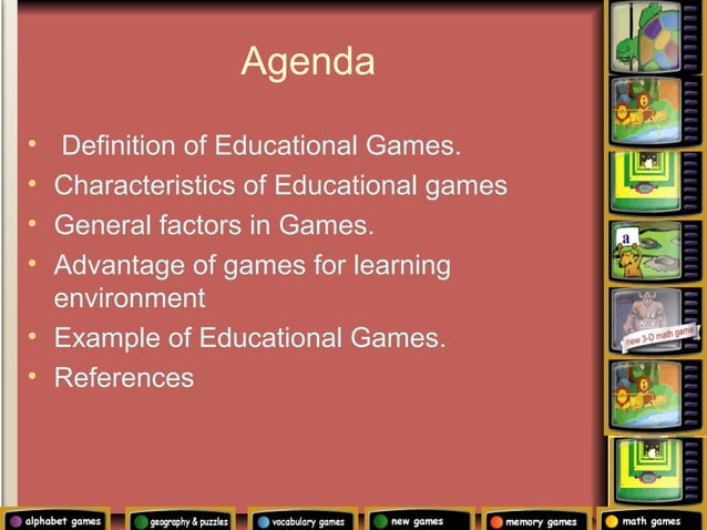 Educational games | PPT