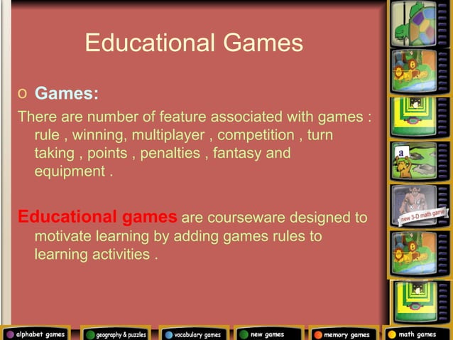 Educational games | PPT