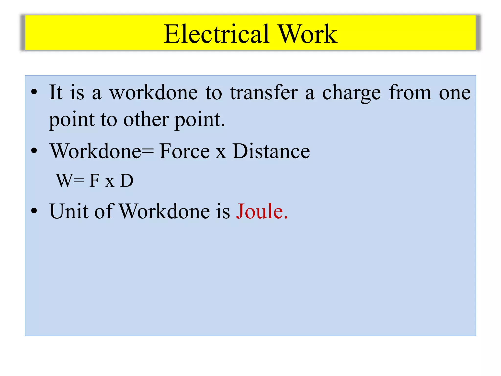 Basic Electrical Parameters ( Basic Electrical Engineering) | PPTX
