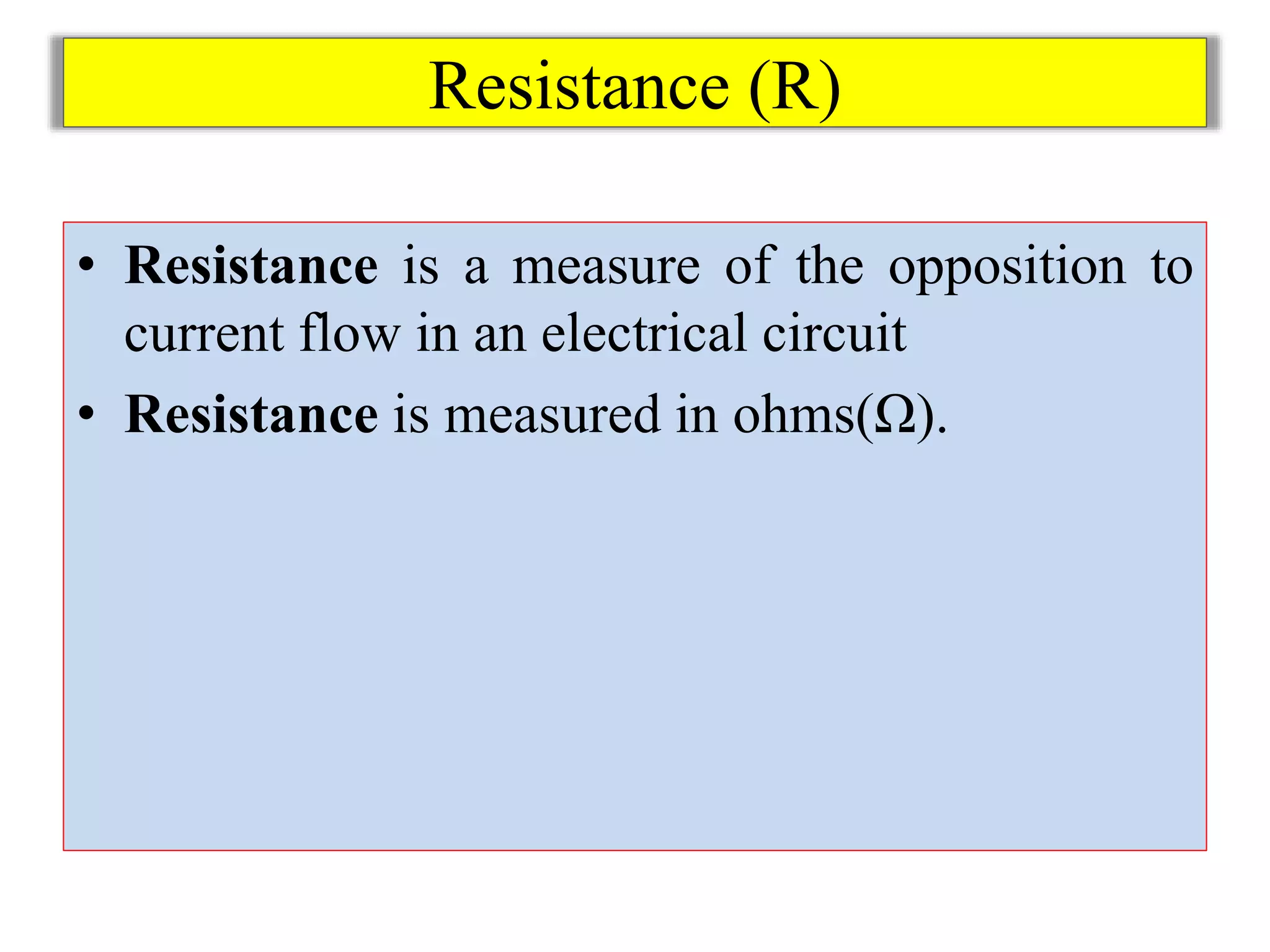 Basic Electrical Parameters ( Basic Electrical Engineering) | PPTX