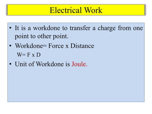 Basic Electrical Parameters ( Basic Electrical Engineering) | PPTX ...