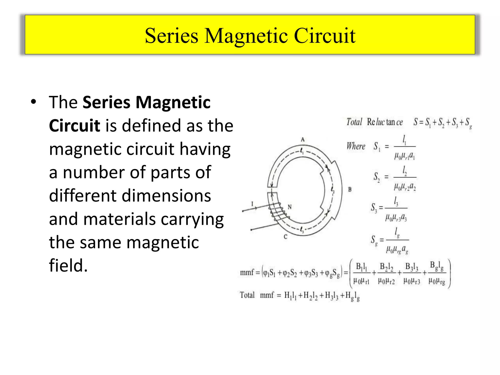 Magnetic Circuits | PPTX