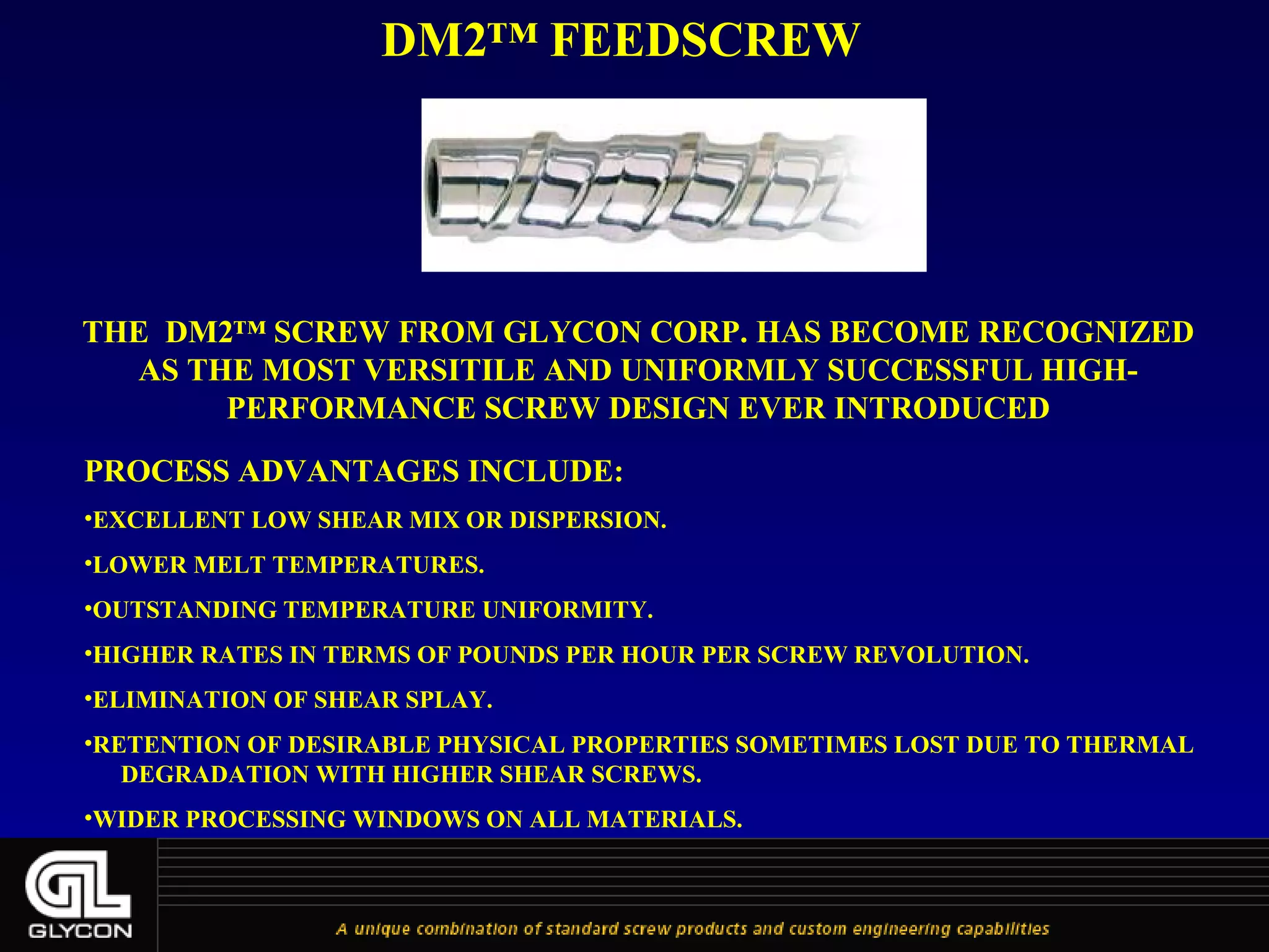 Feed Screw Manufacturing & Design For Injection / Extrusion ...